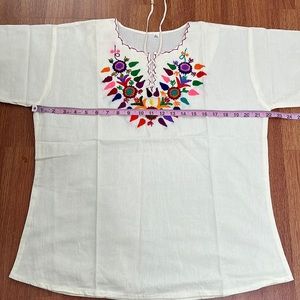 Tops | Bohemian Hand Made Top Hand Embroidery 10 Cotton | Poshmark